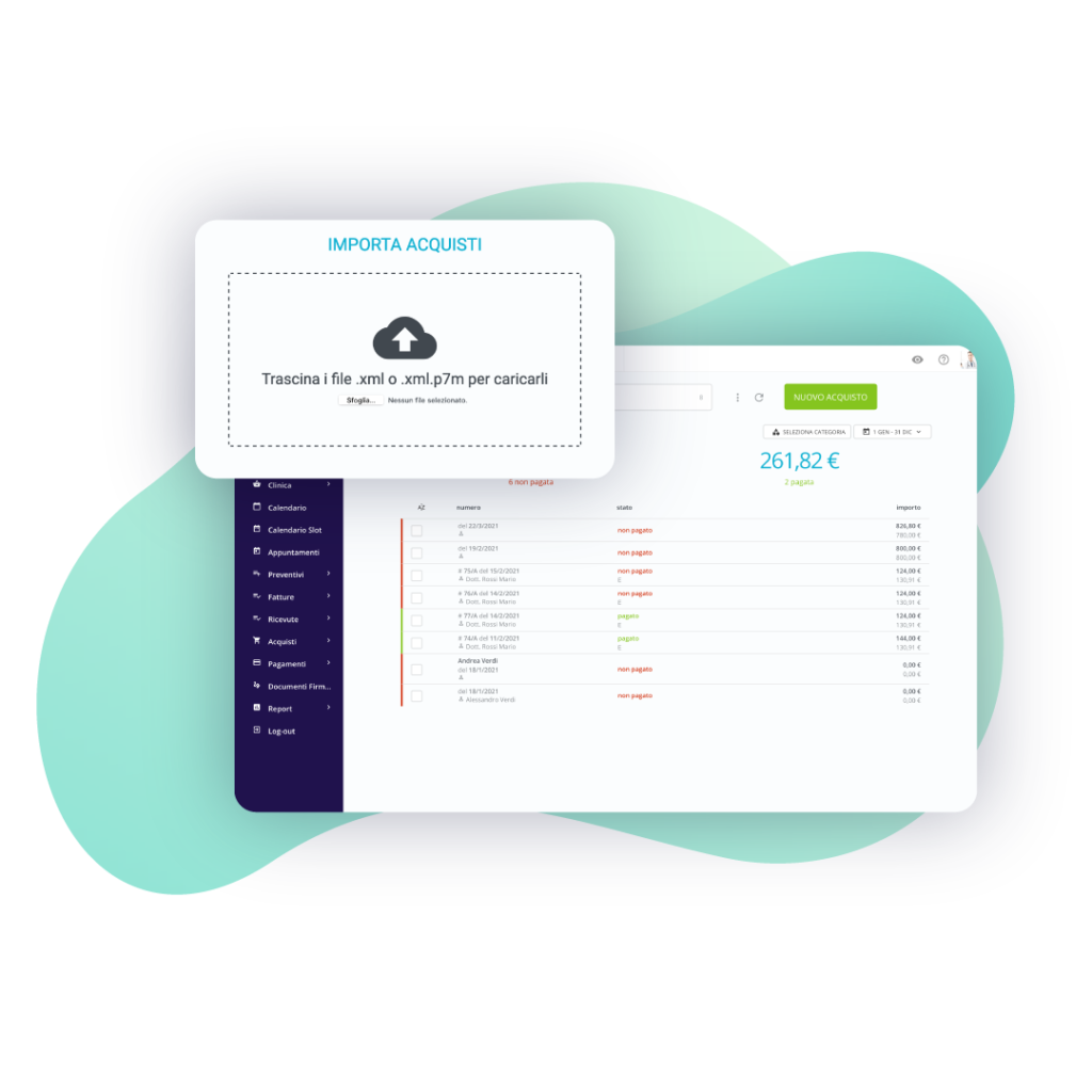 Electronic invoice platform - Beebeeboard per Studi Medici